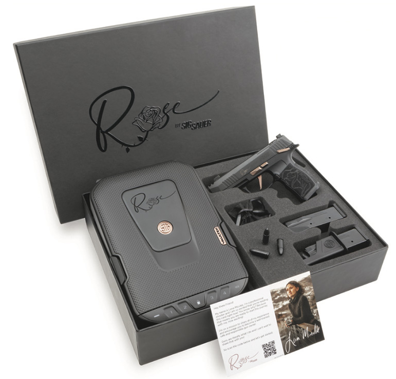 SIG SAUER P365XL COMP ROSE 9MM W/VAULTEK SAFE