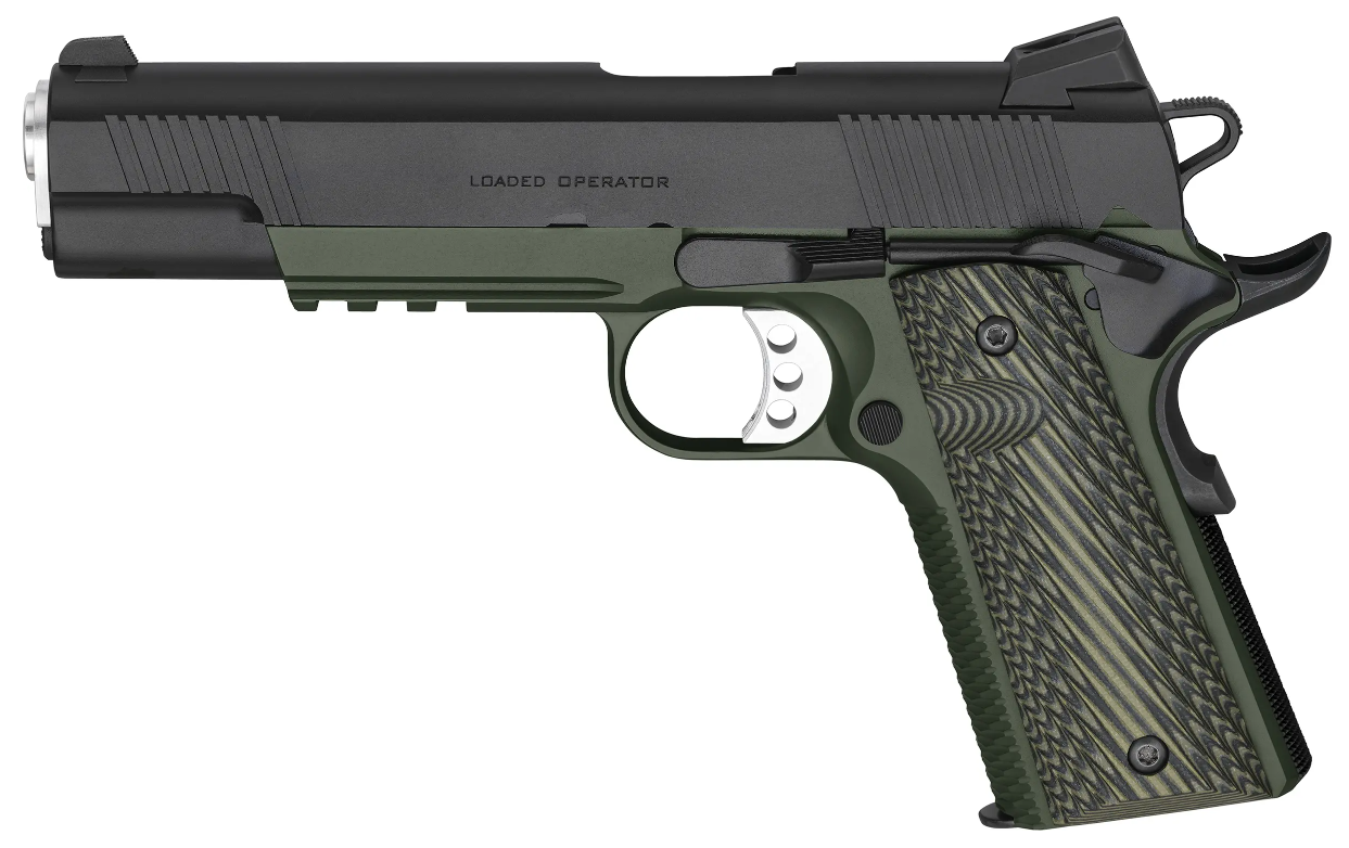 Springfield Armory 1911 Loaded Marine Corps Operator 45 ACP 5" OD Green ...